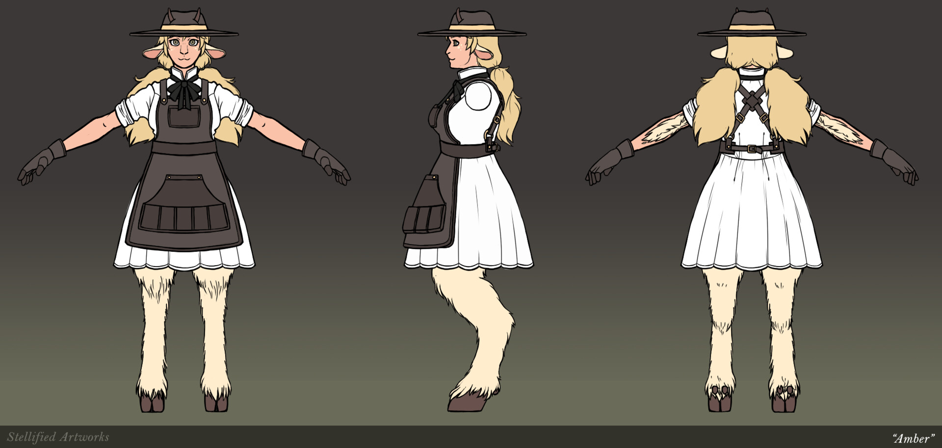 ArtStation - Amber Character Reference/Blueprint