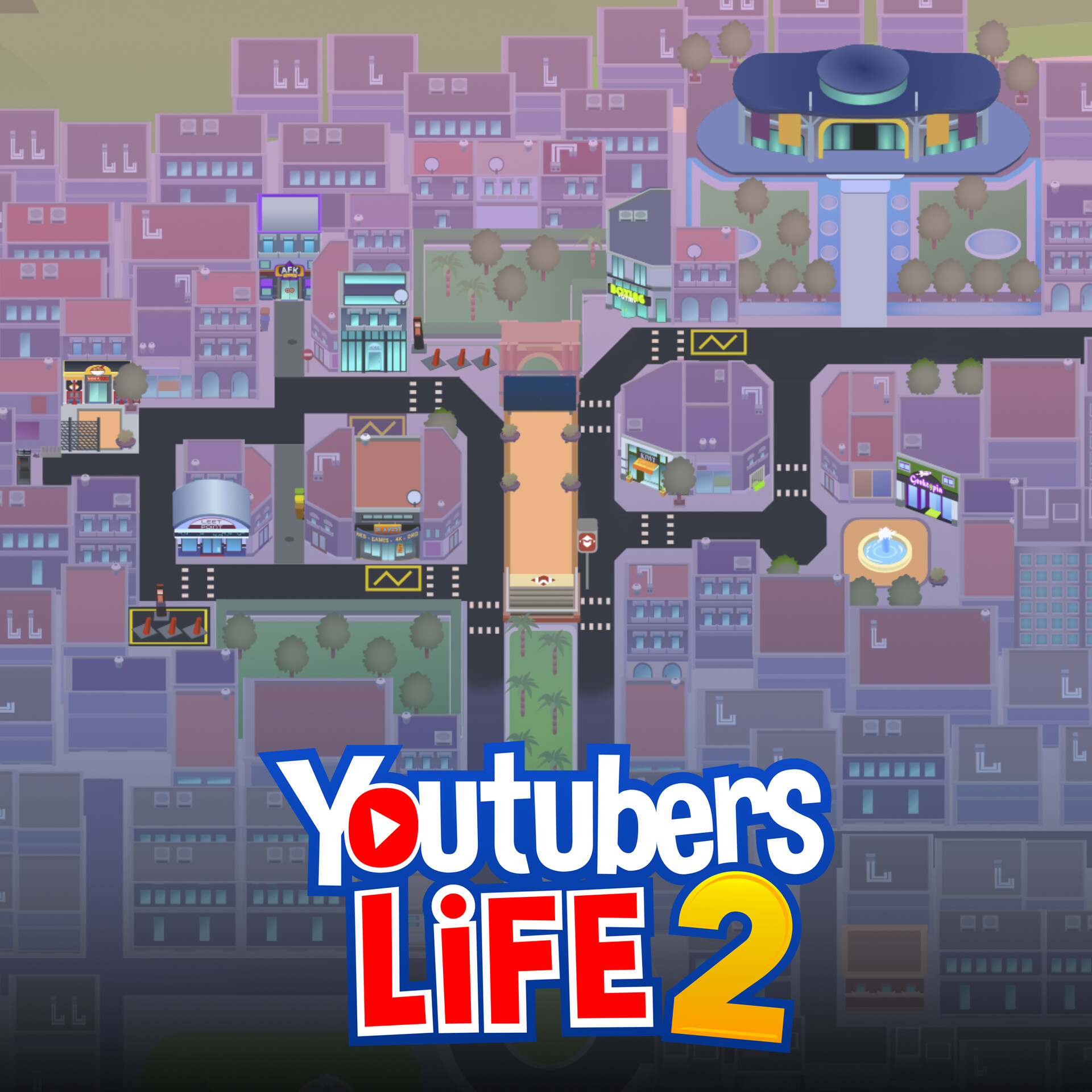 ArtStation - Youtubers Life2 - Game Map