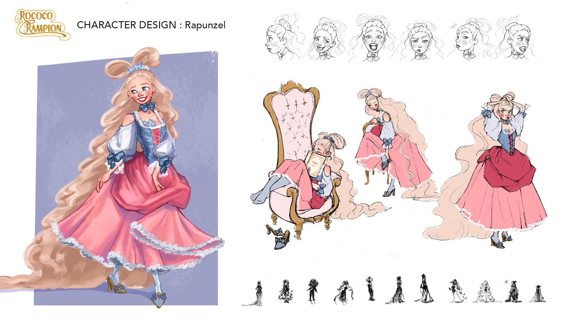 ArtStation - Rococo Rampion : Rapunzel Character Design