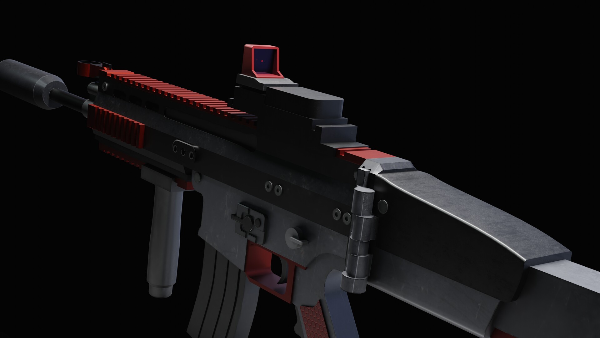 ArtStation - Scar LZ Rifle