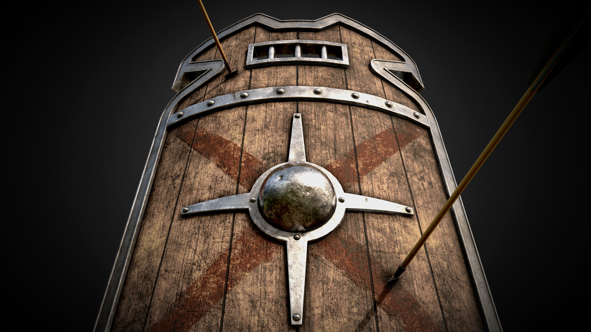 ArtStation - Battleworn Tower Shield