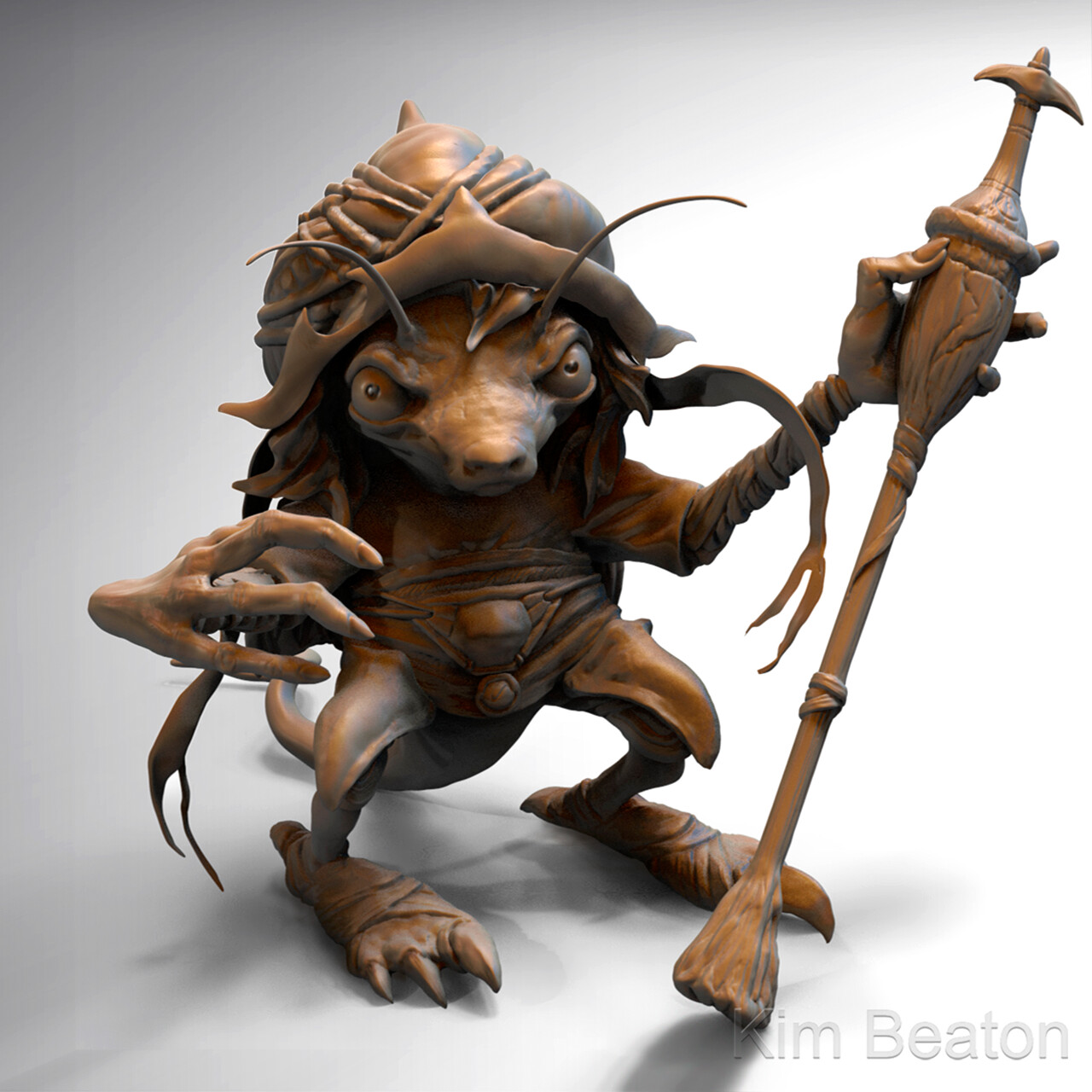 ArtStation - Brian Froud Goblin. 3D Sculpt. 2021