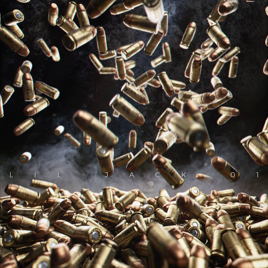 ArtStation - Bullet falling