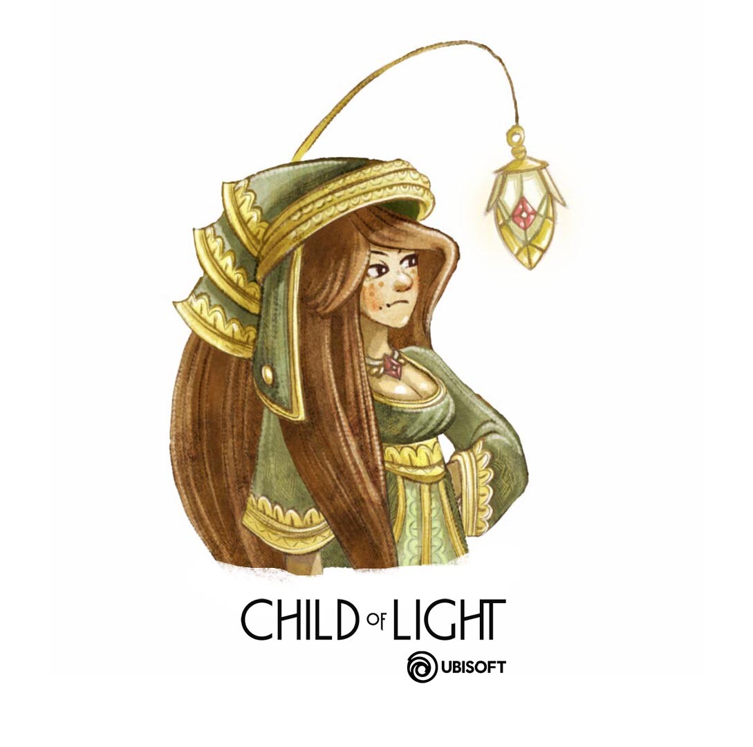 ArtStation - CHILD OF LIGHT CHARACTER