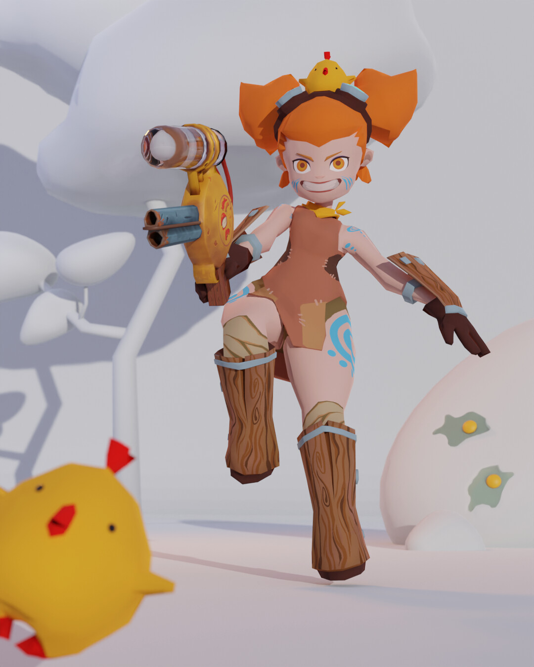 ArtStation - Chiky girl