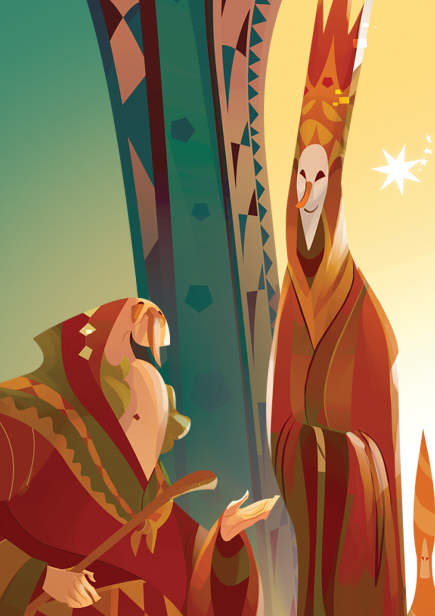 ArtStation - BABUSHKA AND THE THREE KINGS - Stories under the Christmas ...