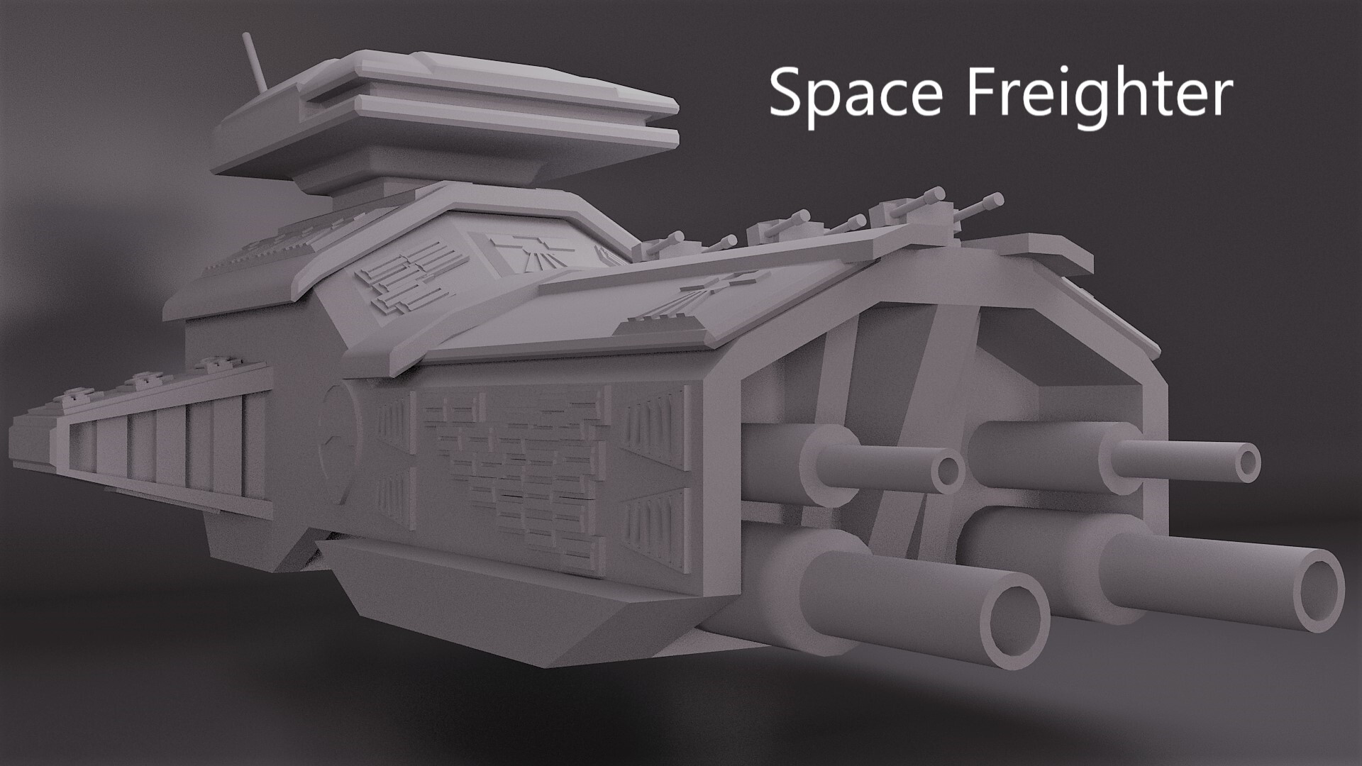 ArtStation - Space Freighter