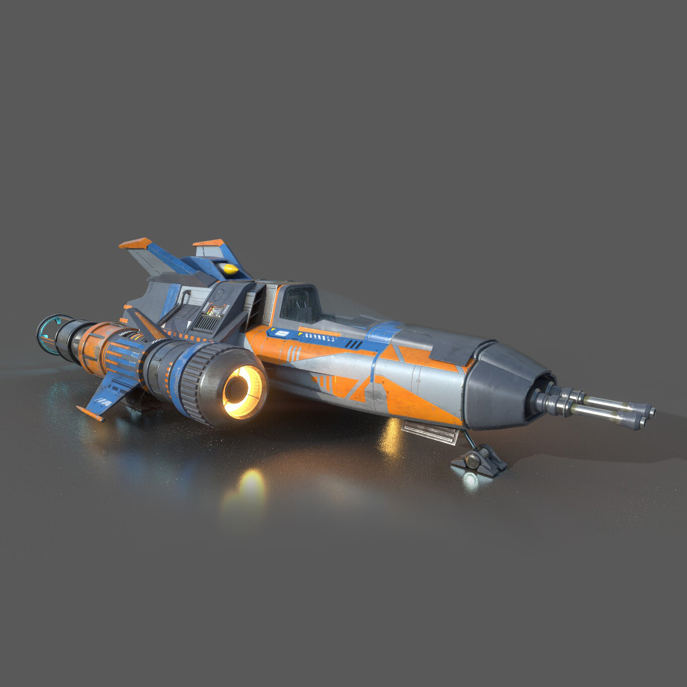 ArtStation - Custom Starfighter V2