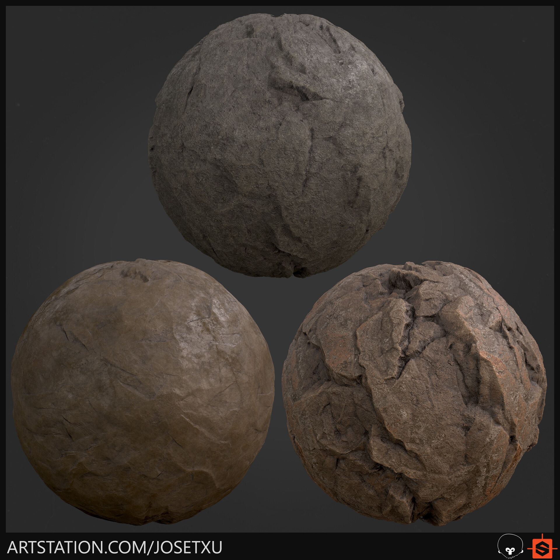 ArtStation - Rock Collection Materials