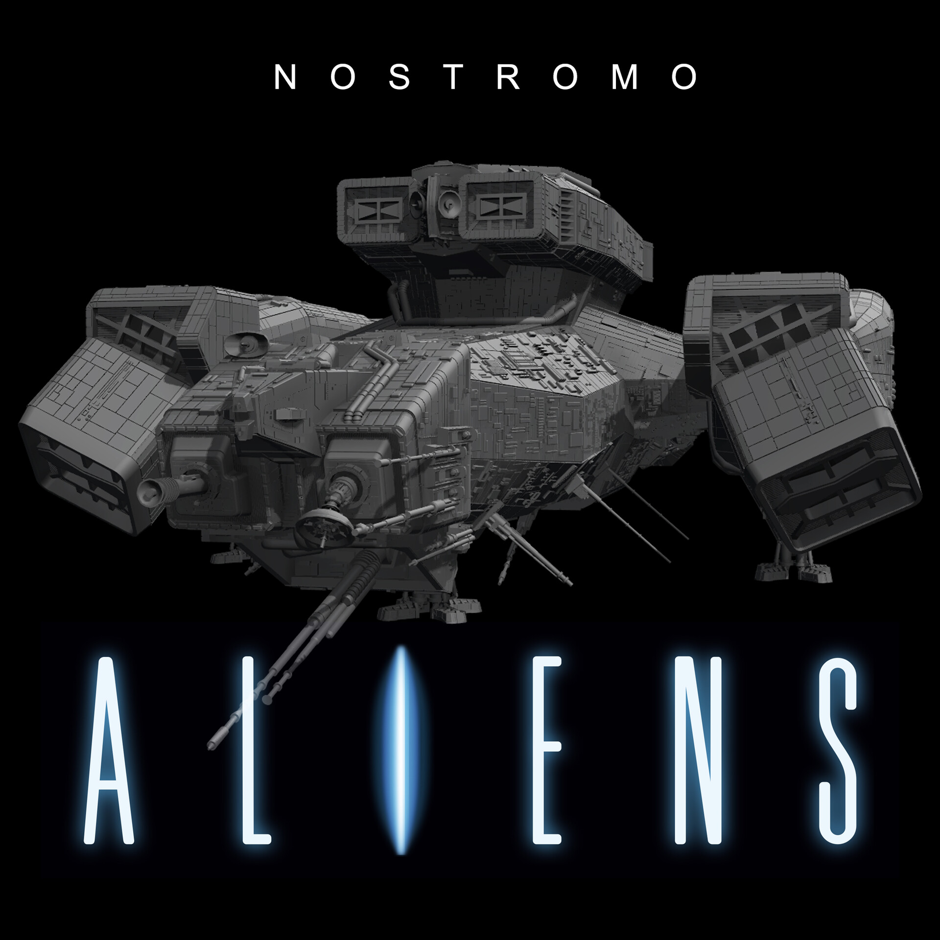 ArtStation - Alien: Nostromo Ship