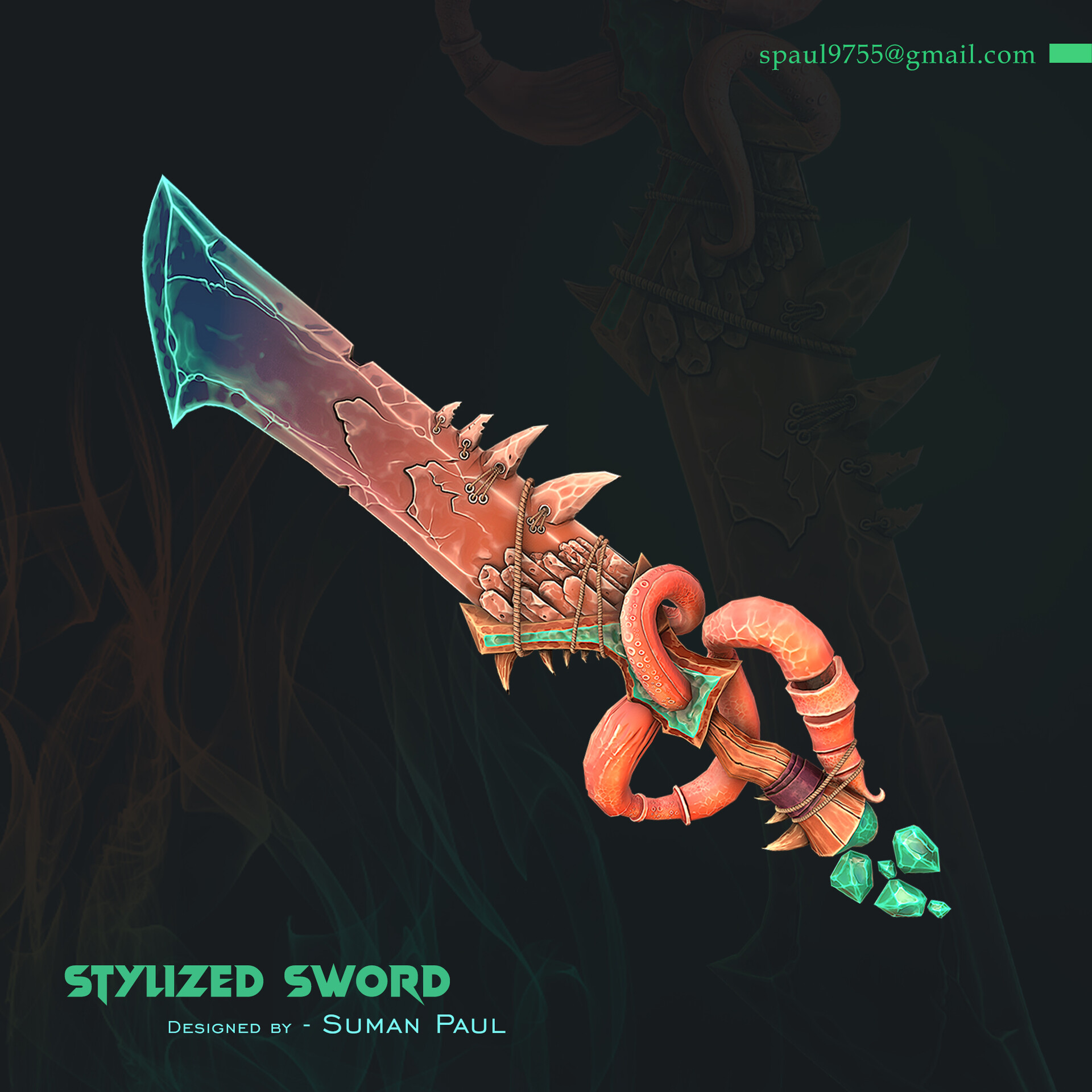 ArtStation - Stylized Sword