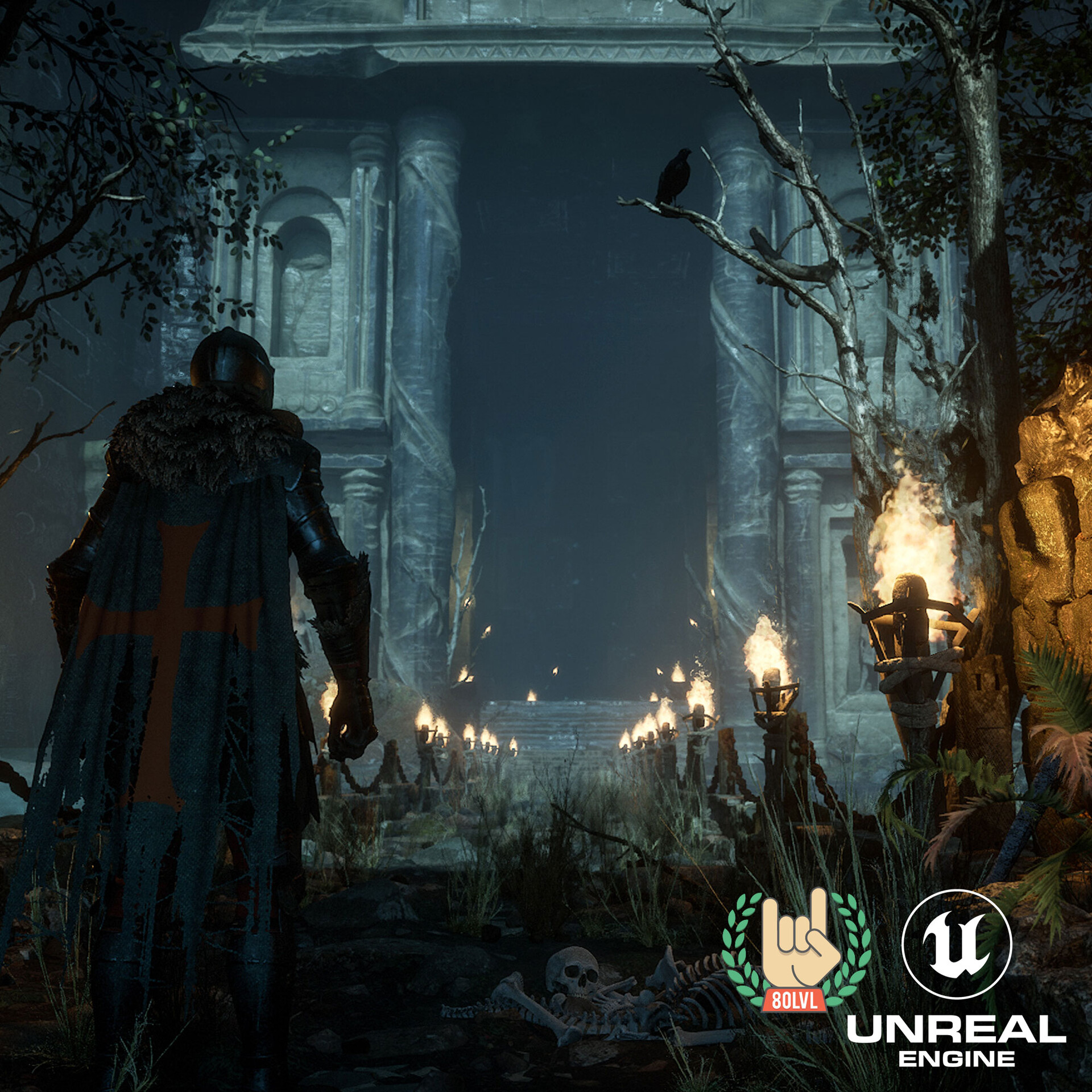 ArtStation - Dark Bridge inspired by Dark Souls Unreal Engine 5 Lumen