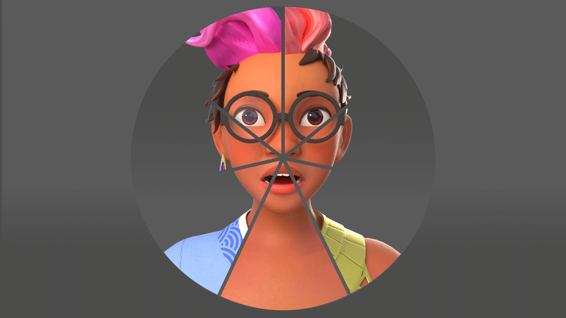 ArtStation - "Lumi Rainbow Outfits" 3D Model