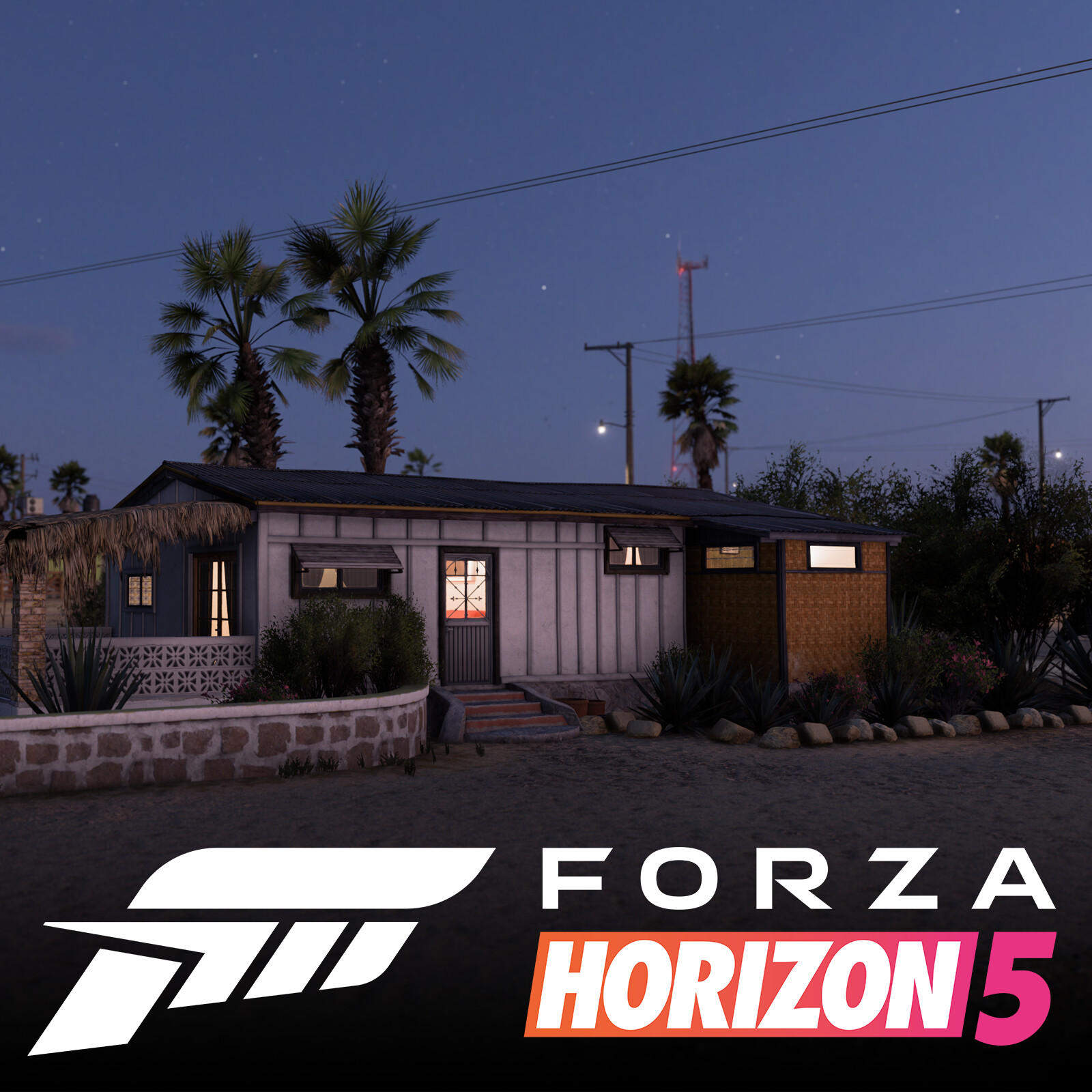 ArtStation - Forza Horizon 5: Player Home - La Cabana Lighting