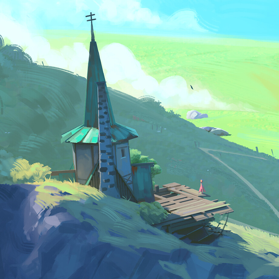 ArtStation - Windy Island