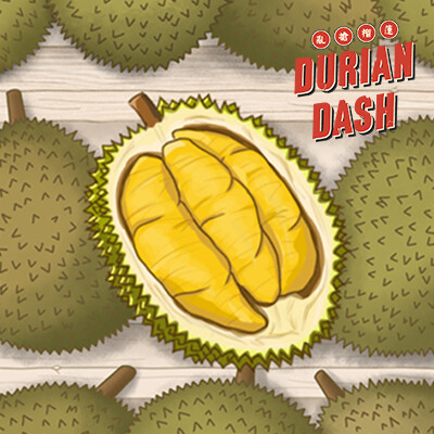 ArtStation - Durian Dash - Card Game