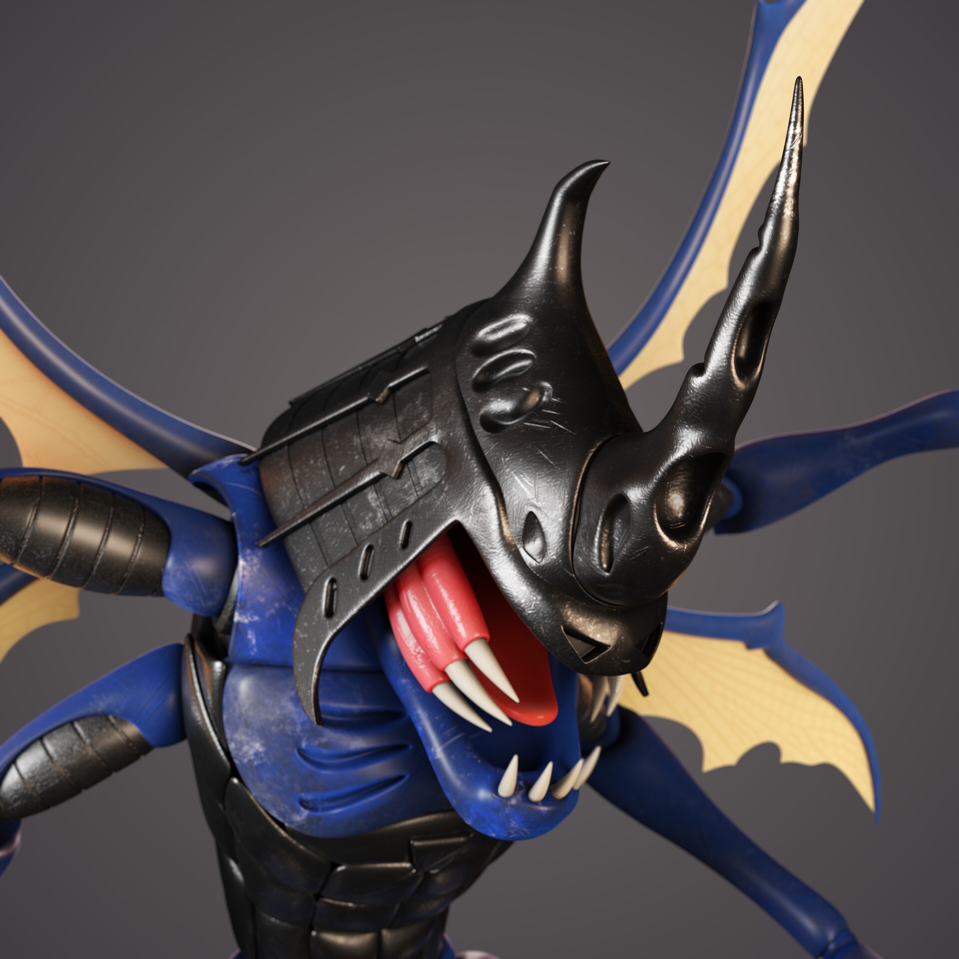 ArtStation - Kabuterimon 3D by Adi Koriat