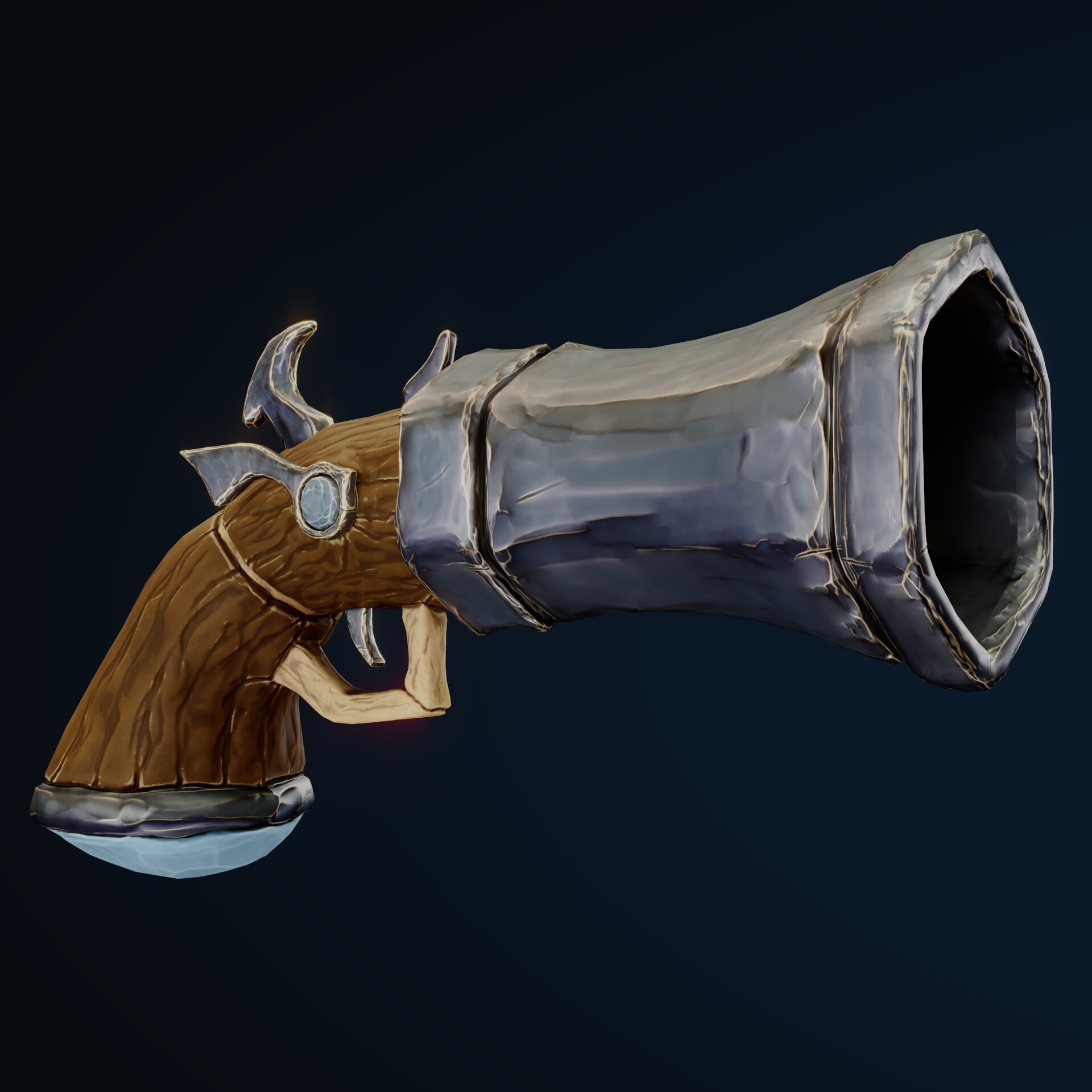 ArtStation - Stylized Hand Cannon