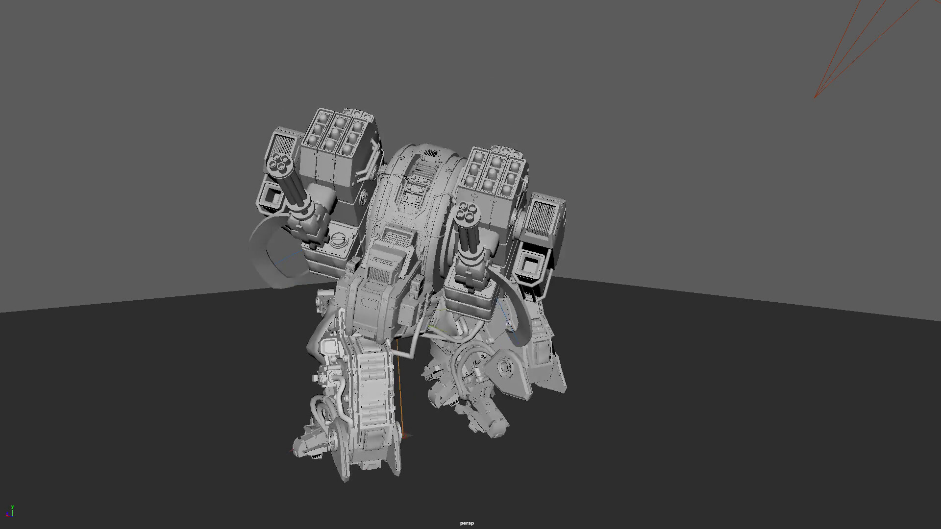 ArtStation - MECH ANIMATION - Landing