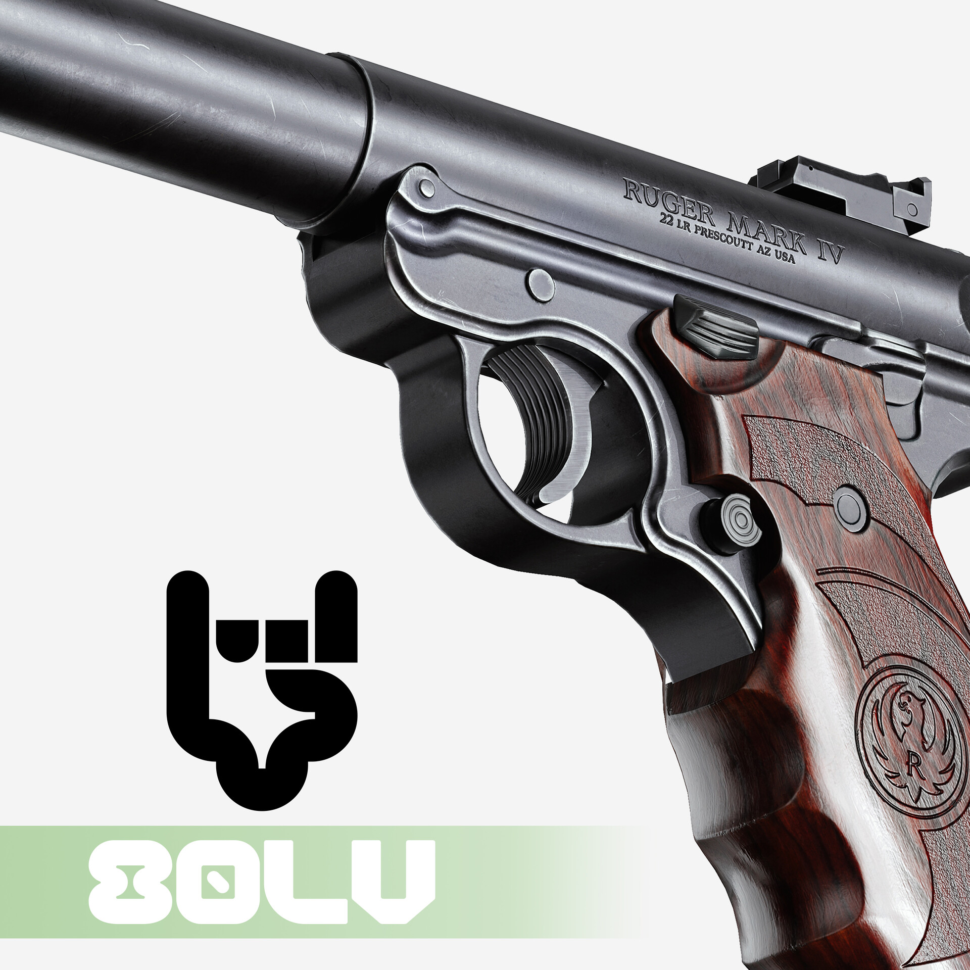 ArtStation - Ruger Pistol: Lvl80 Breakdown
