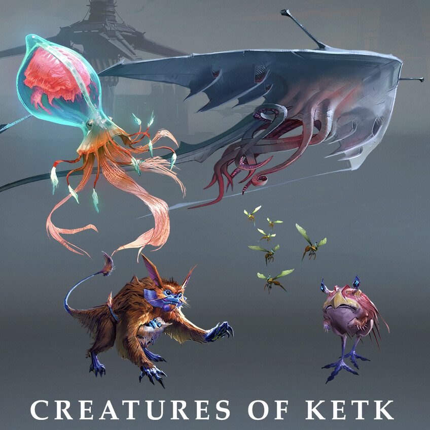 ArtStation - Void Wardens - Creatures of Ketk