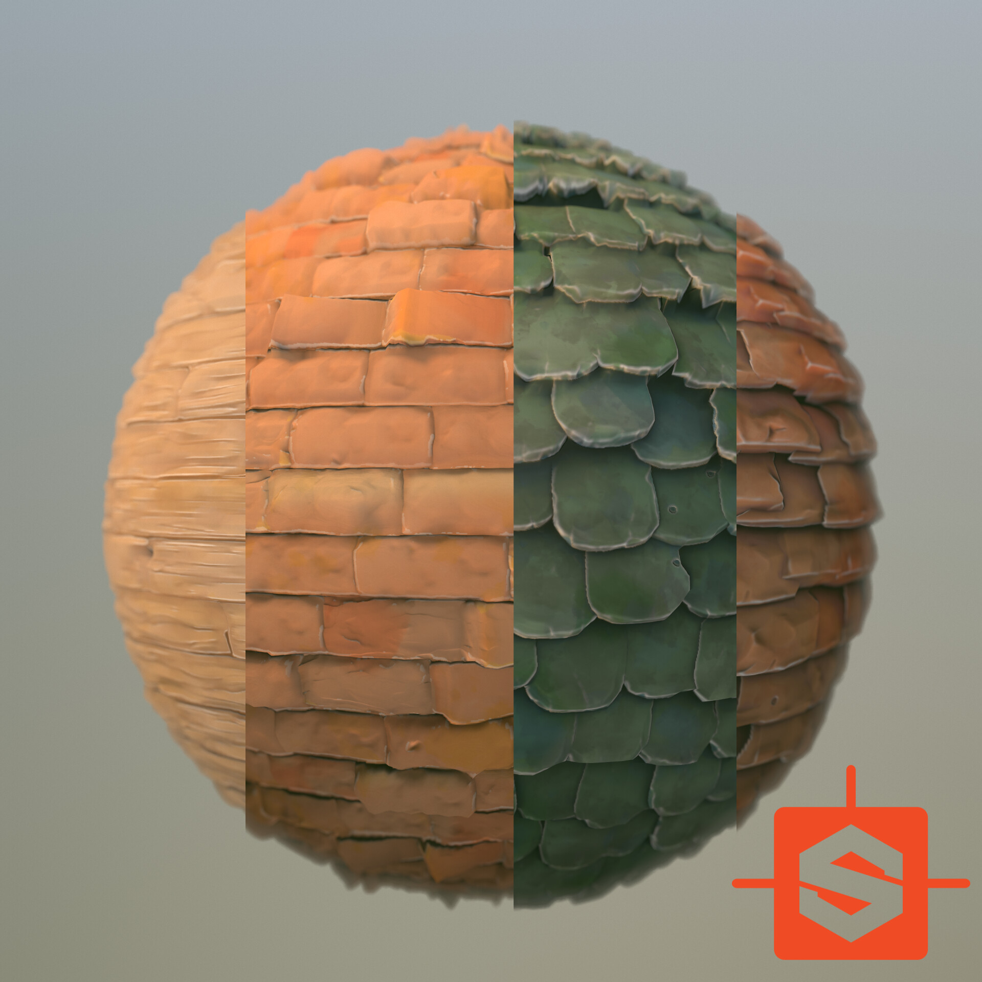 ArtStation - Stylized Materials using Substance Designer and ZBrush