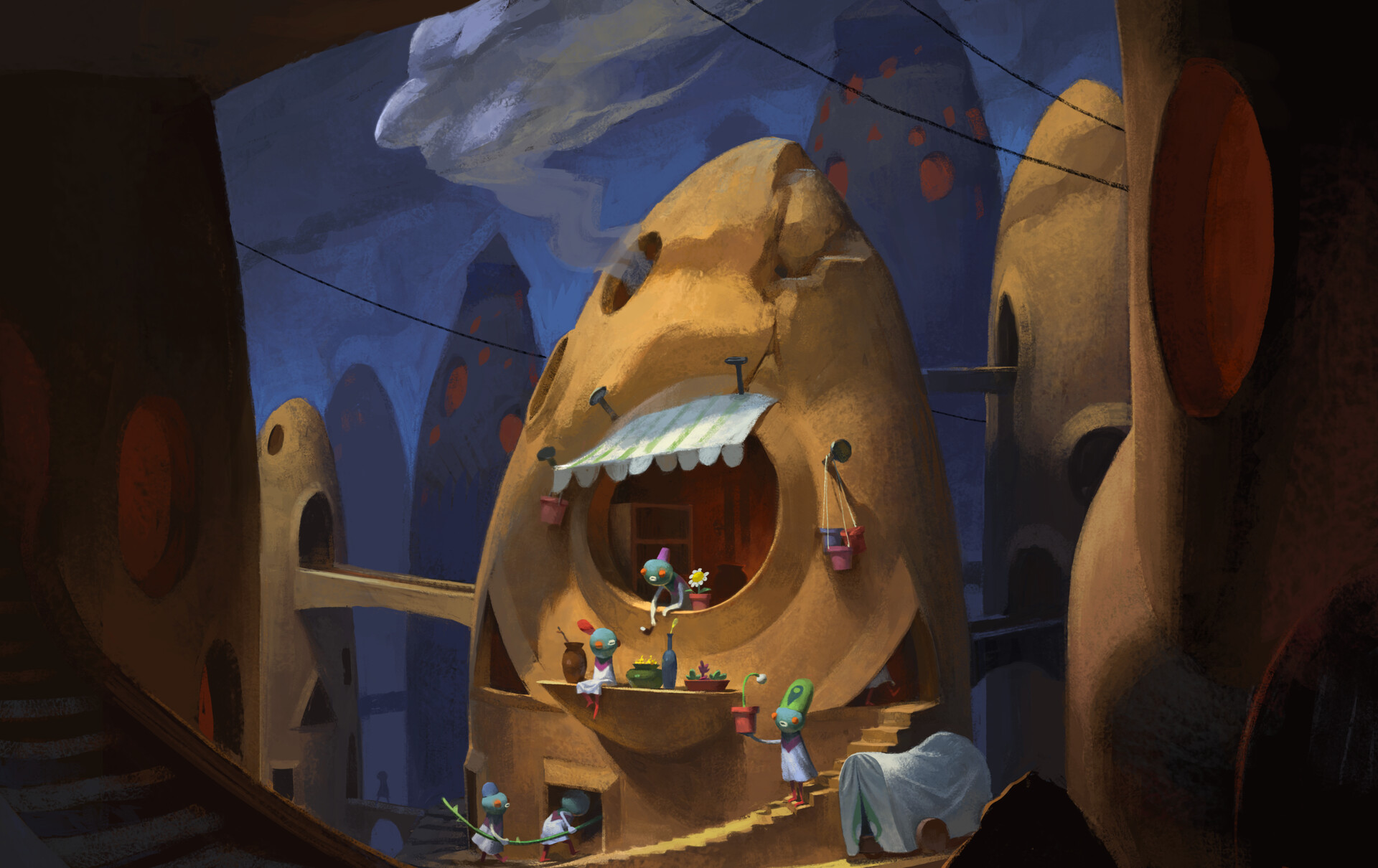 ArtStation - Rock Den Tenants