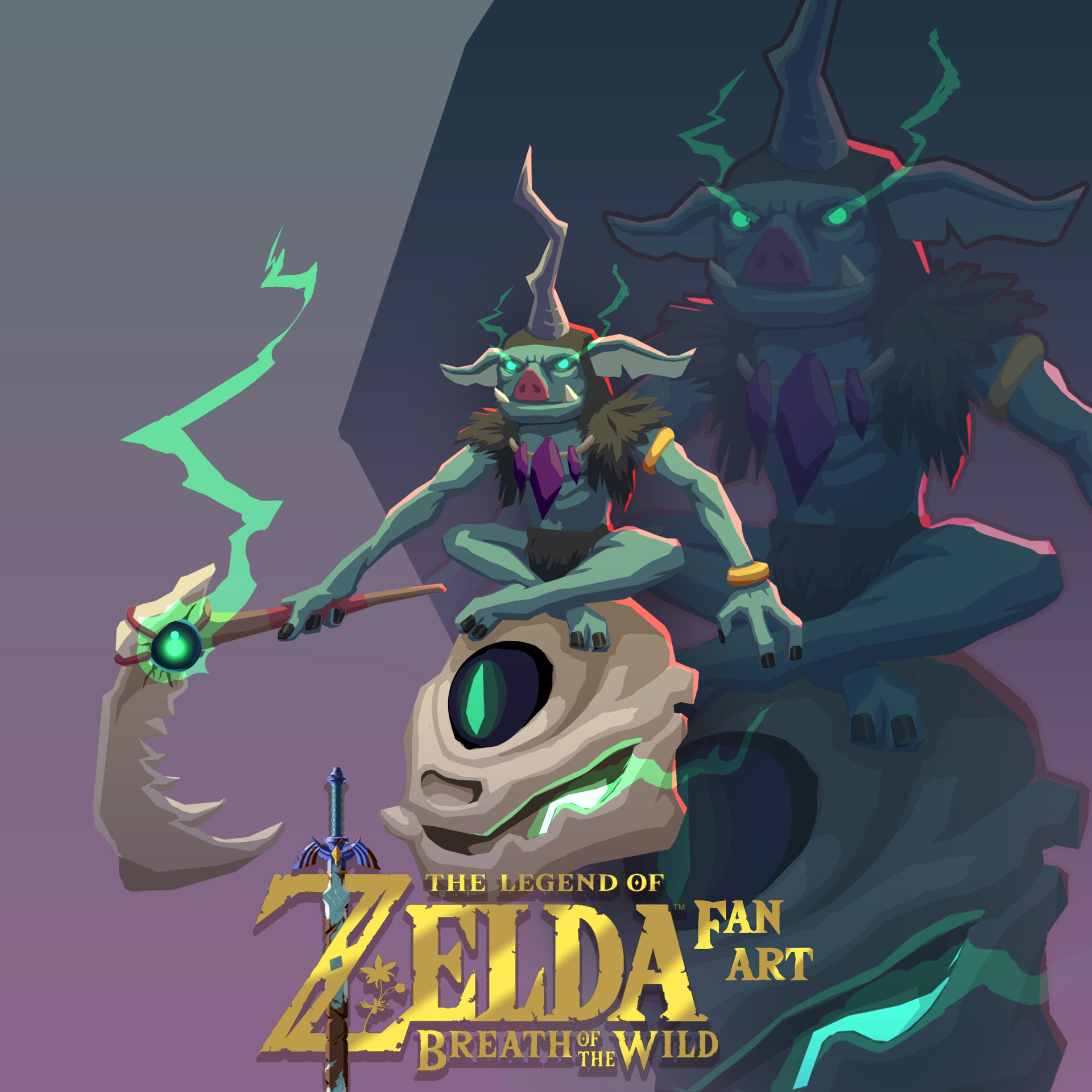 ArtStation - Bokoblin Boss King Concept Art