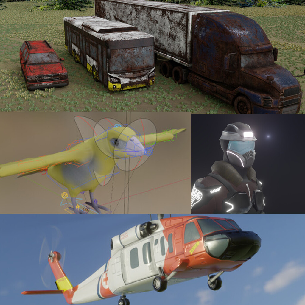 ArtStation - Vizolution Internship Models