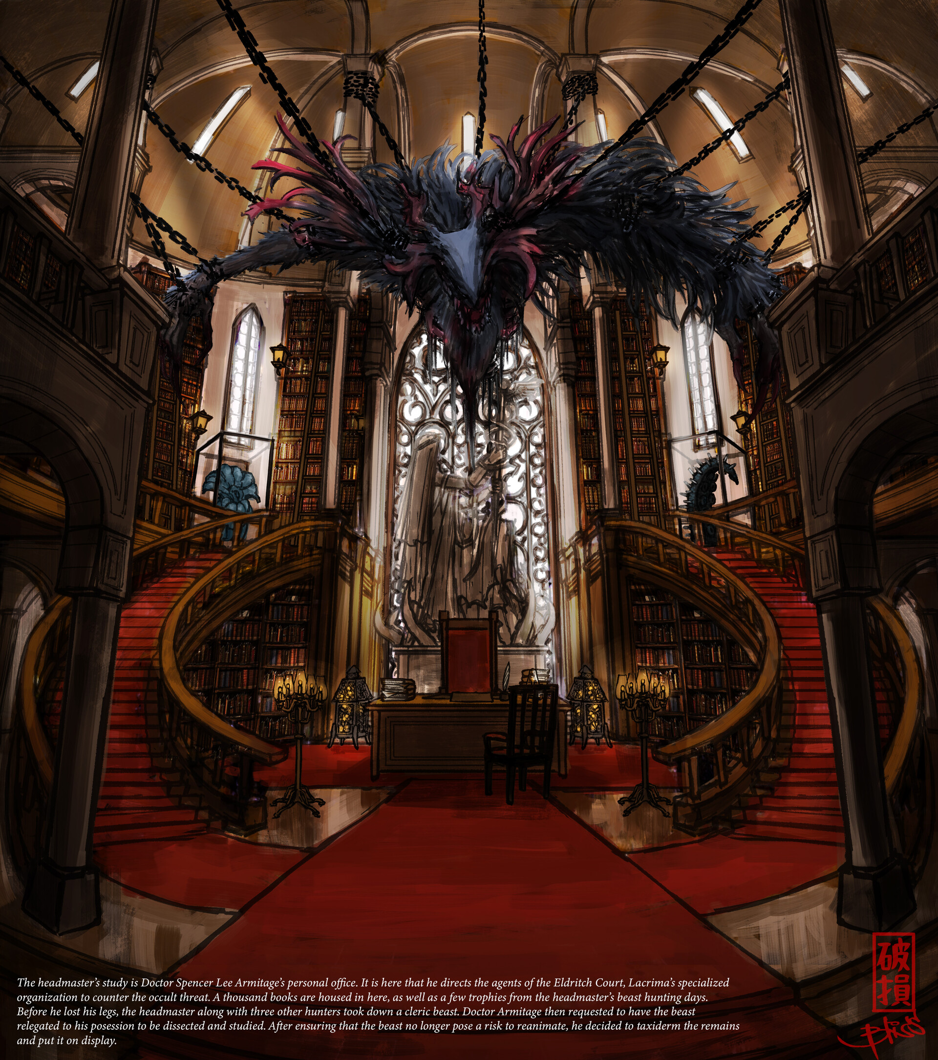 ArtStation - Headmaster's Study (Concept)