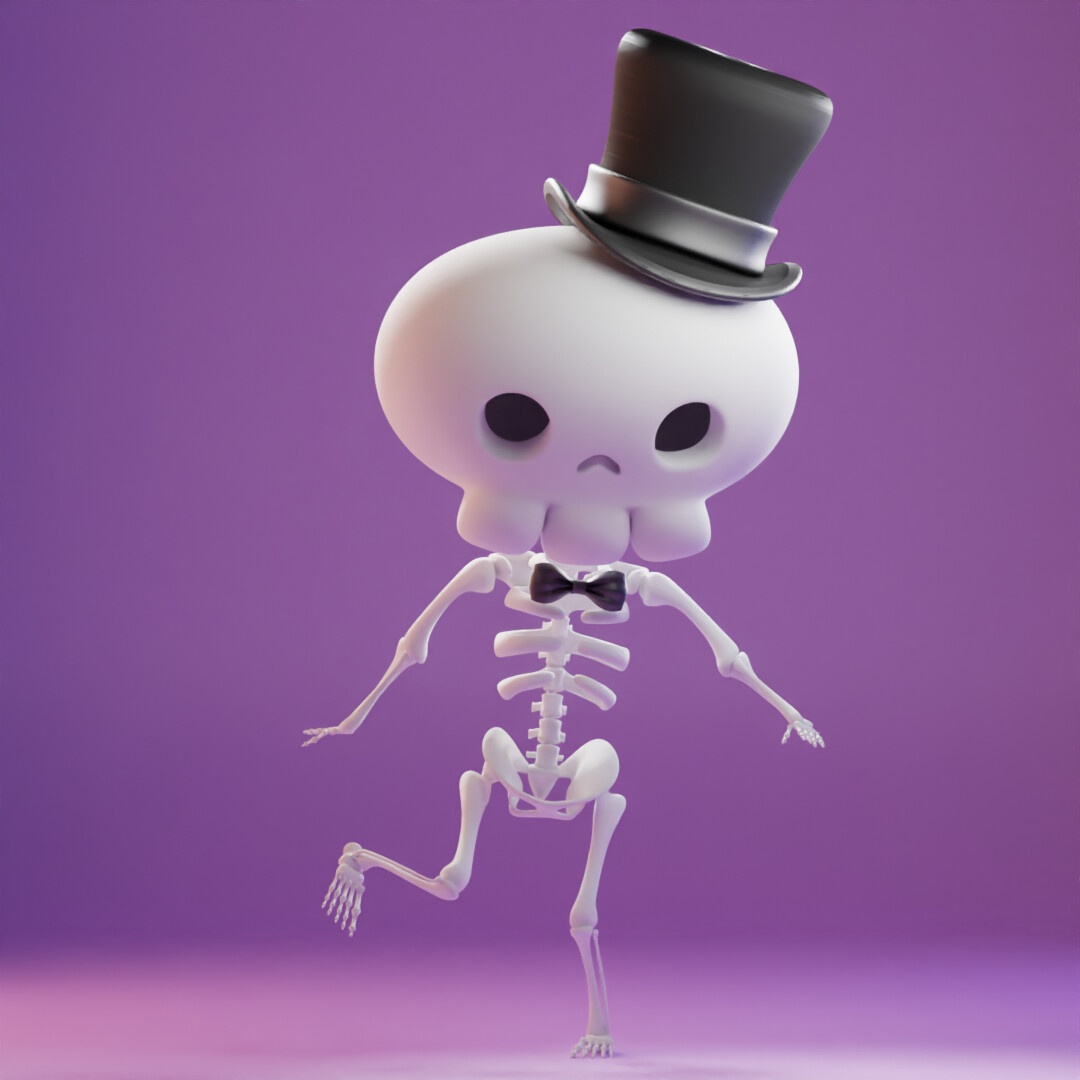 ArtStation - Dancing Skeleton