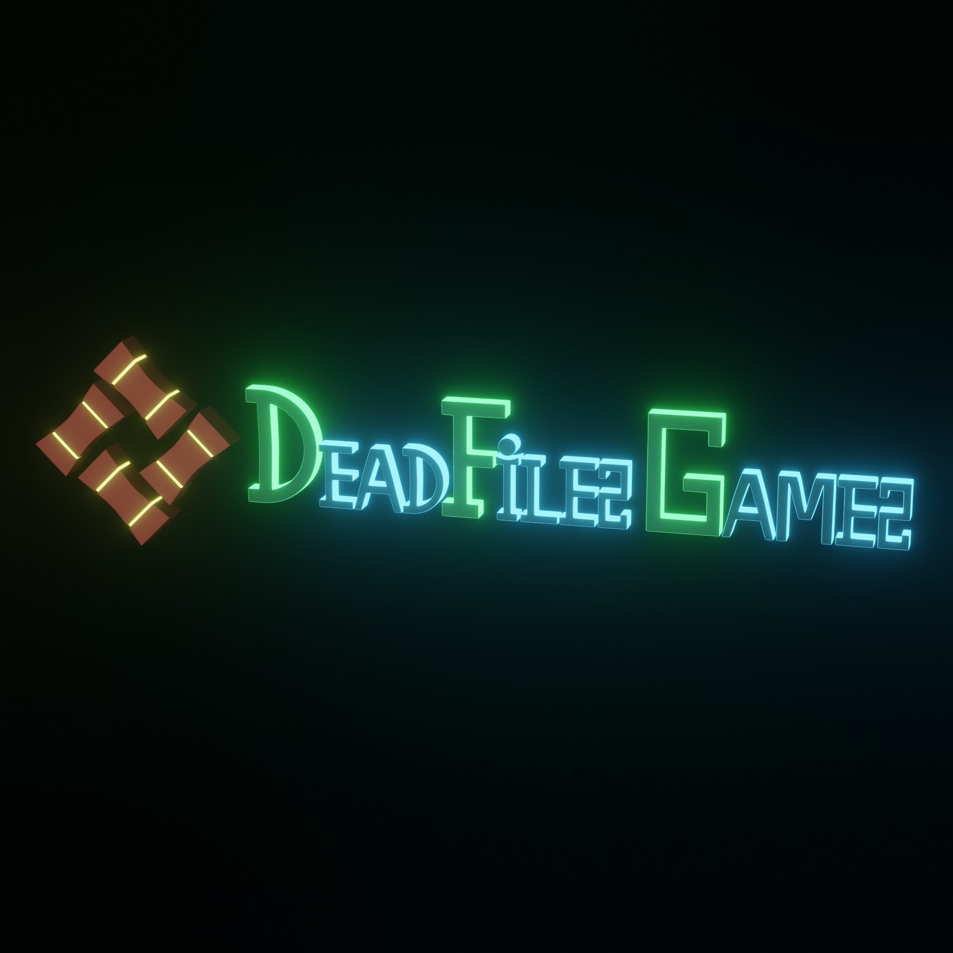 ArtStation - Animated 3D Model of the DeadFiles Games Studio Logo