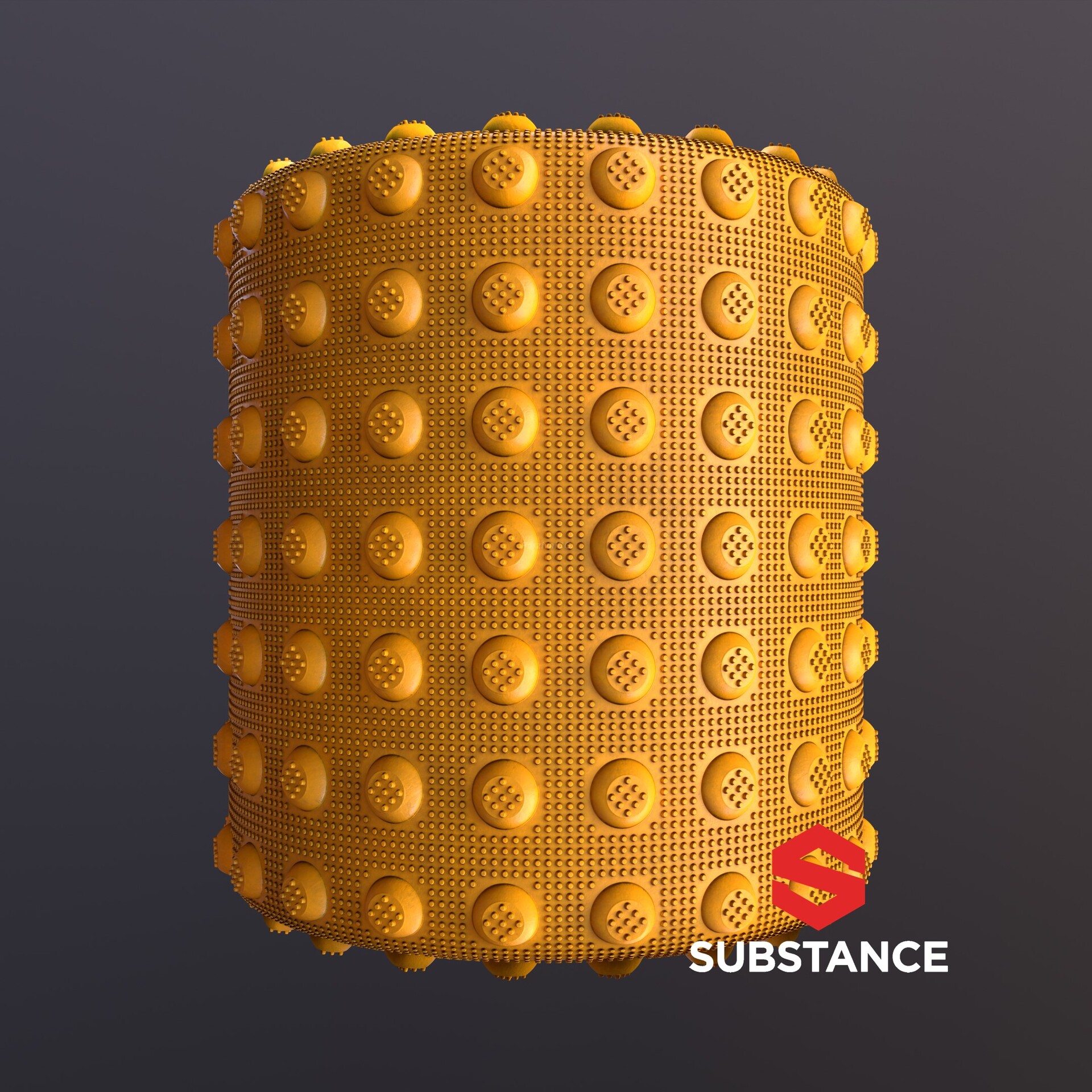 ArtStation - Sidewalk Bumps PBR Substance Material