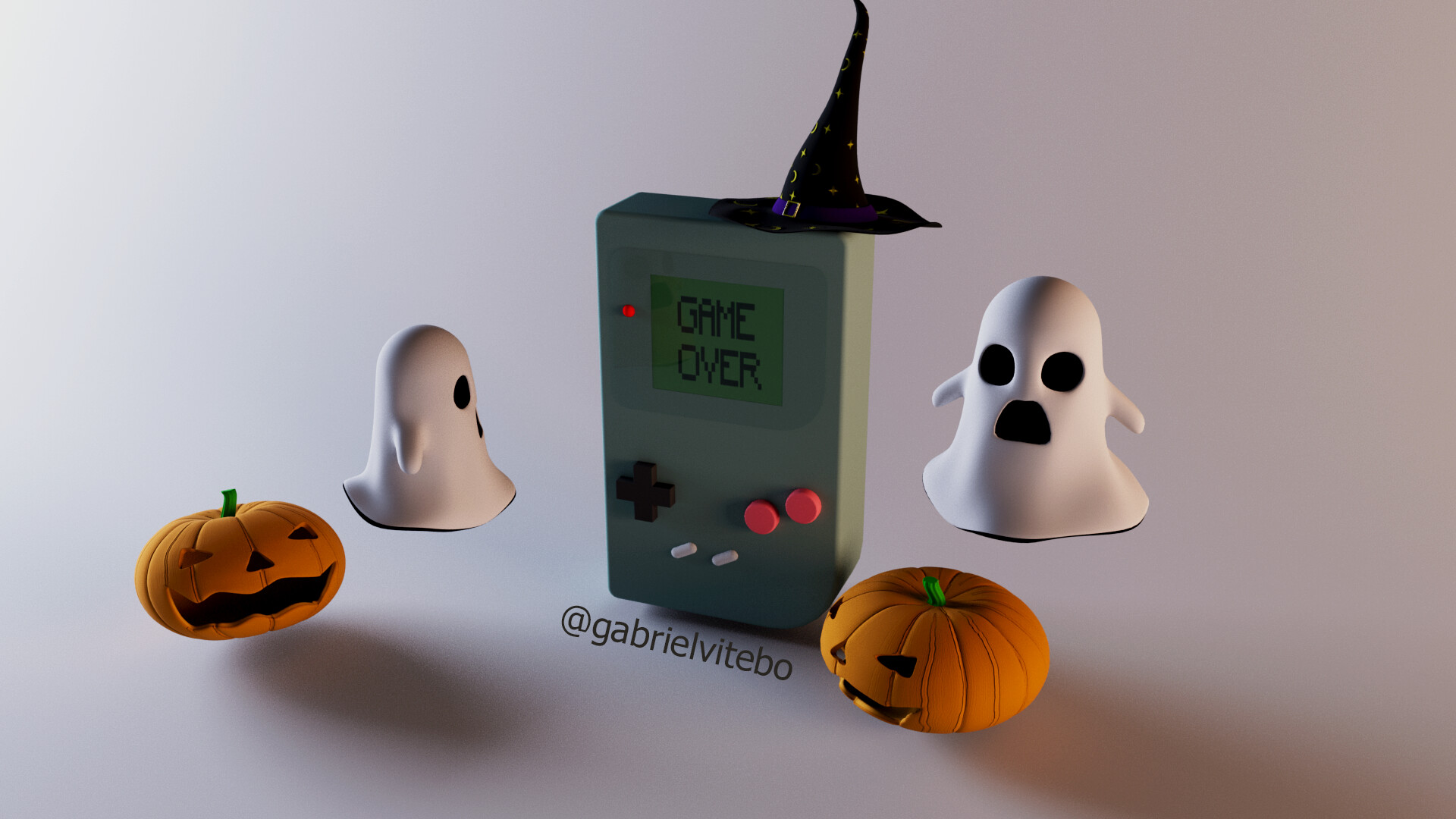 ArtStation - Halloween Gameboy