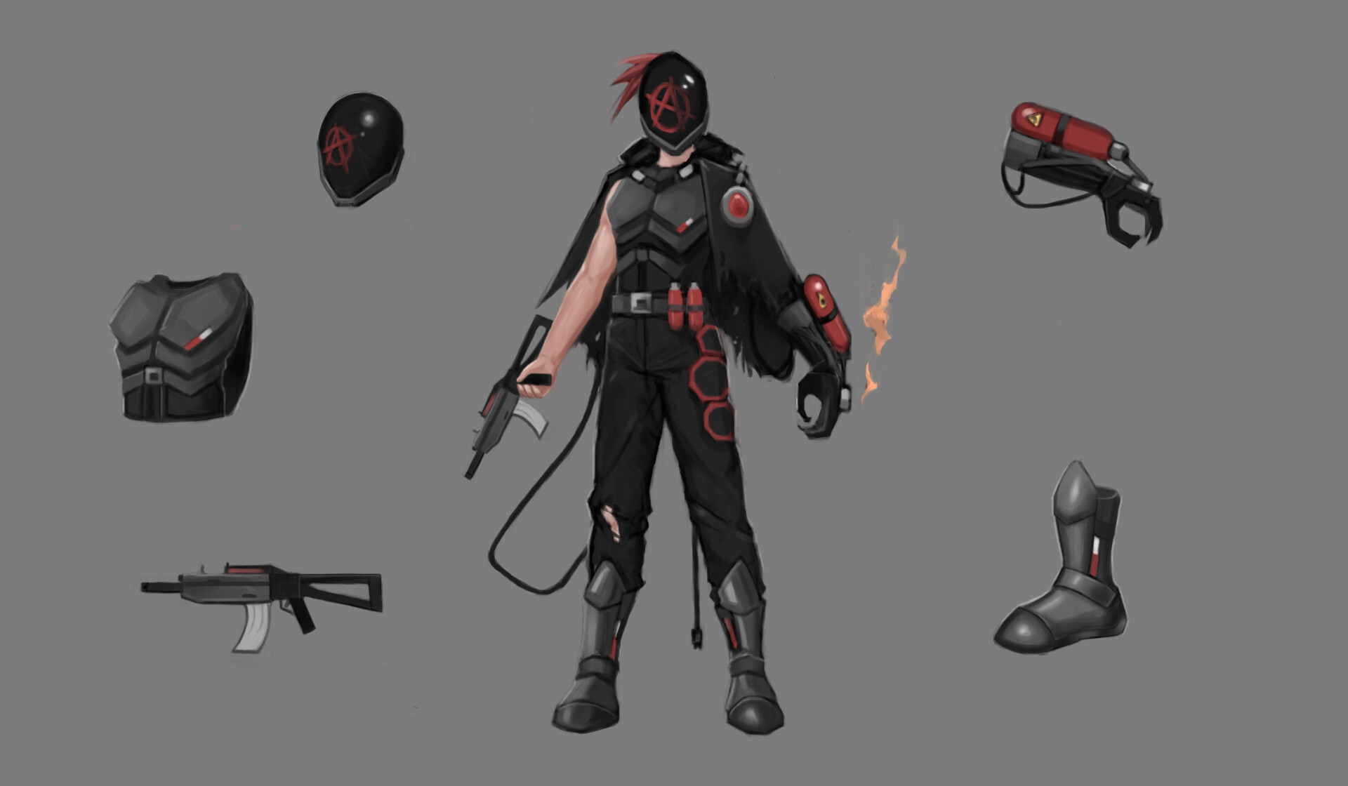 ArtStation - Cyber Soldier Concept