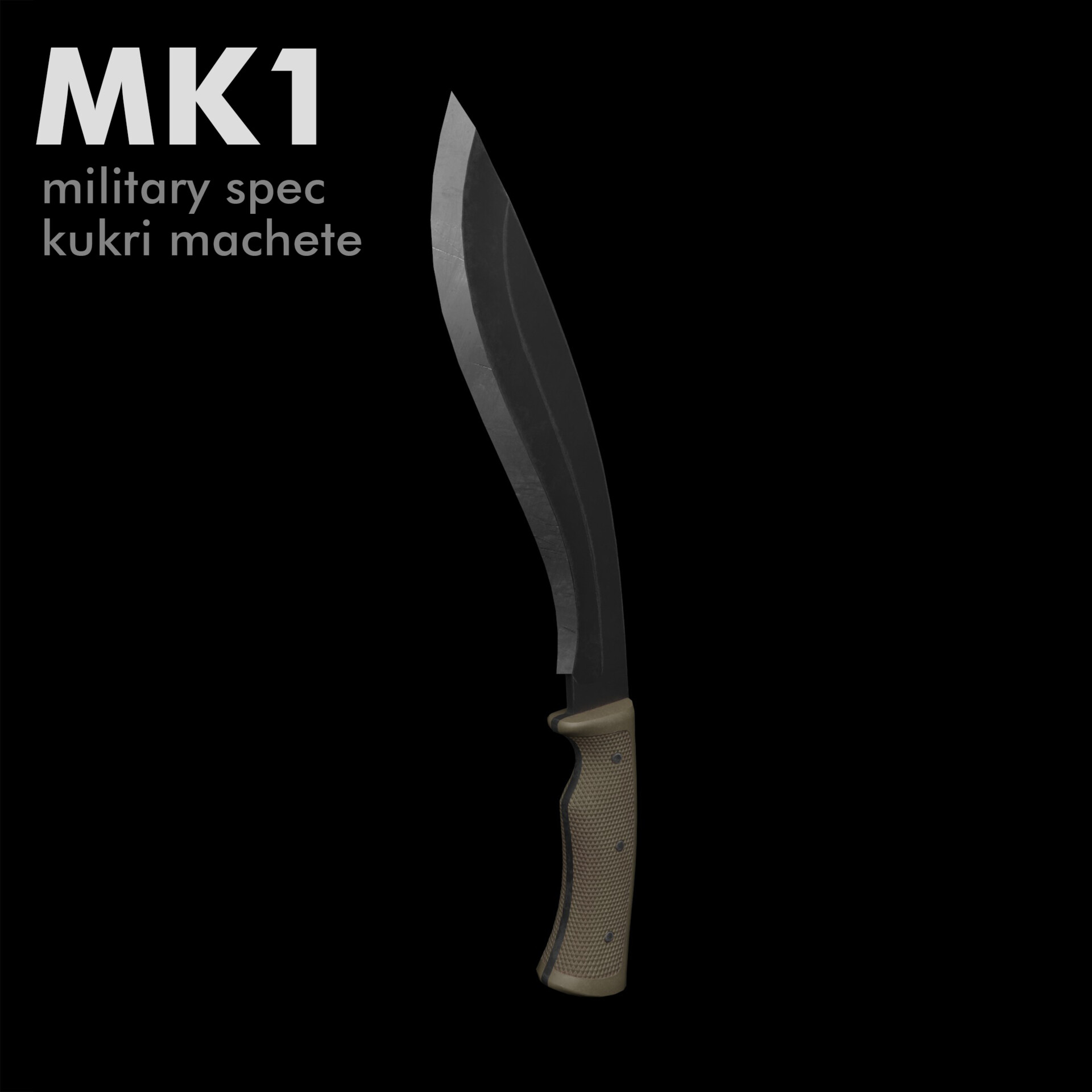 ArtStation - MK1 mil spec kukri
