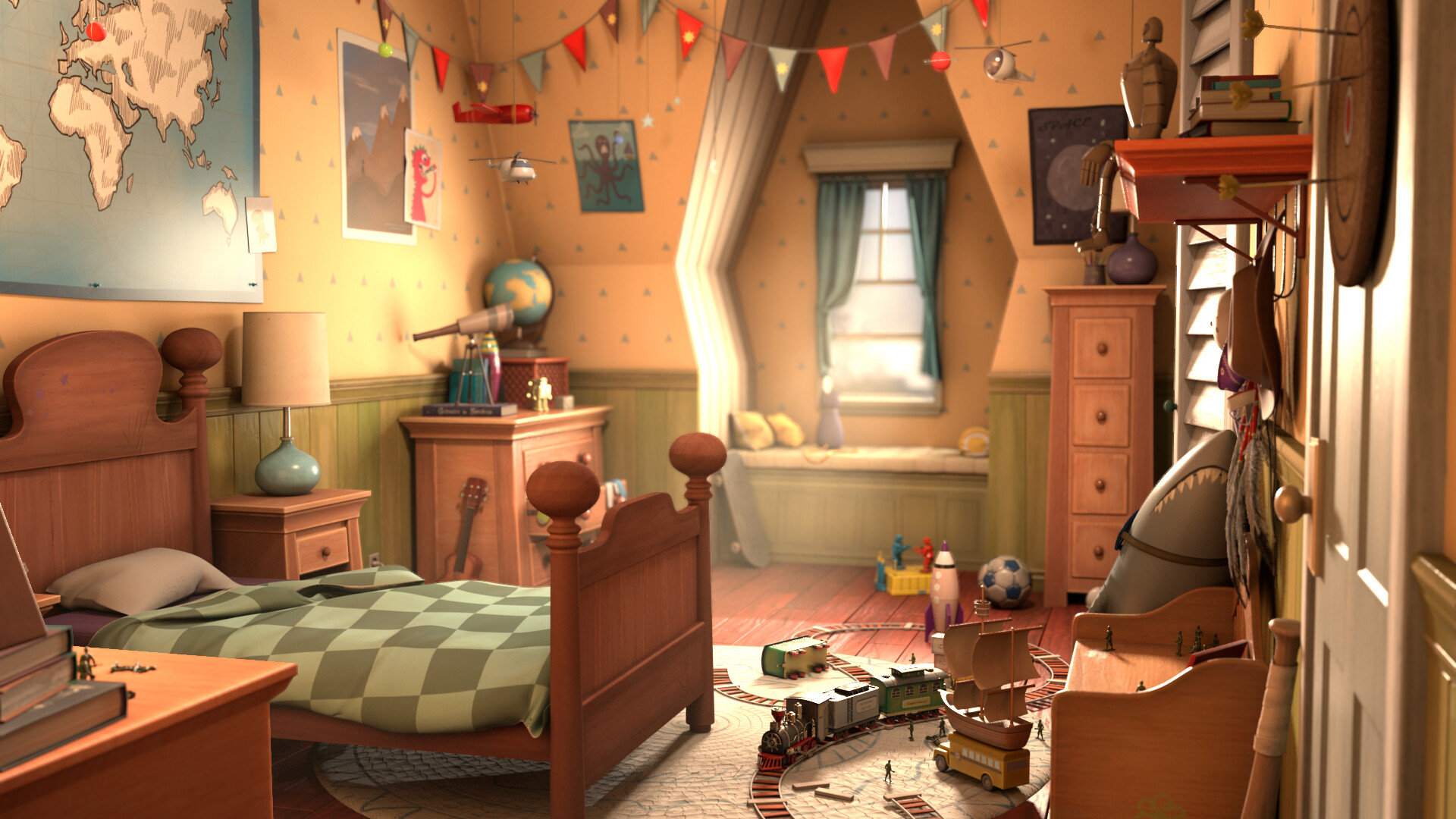 ArtStation - Babyboss bedroom
