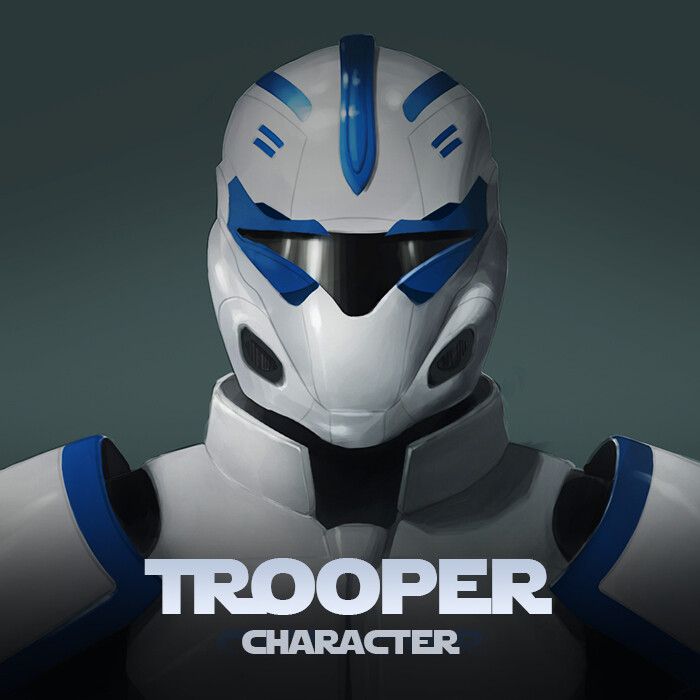 ArtStation - Trooper - Character Design for Virtual Production