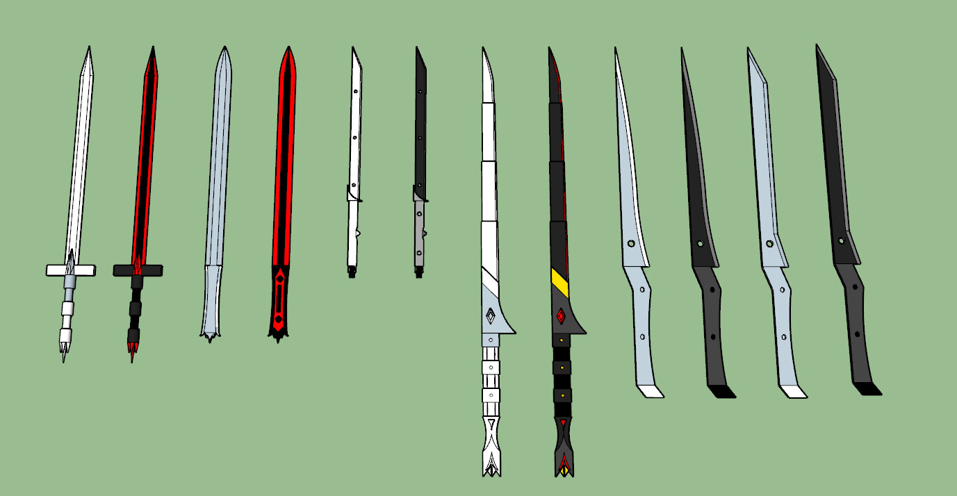 ArtStation - Technical/Mechanical Sword Designs