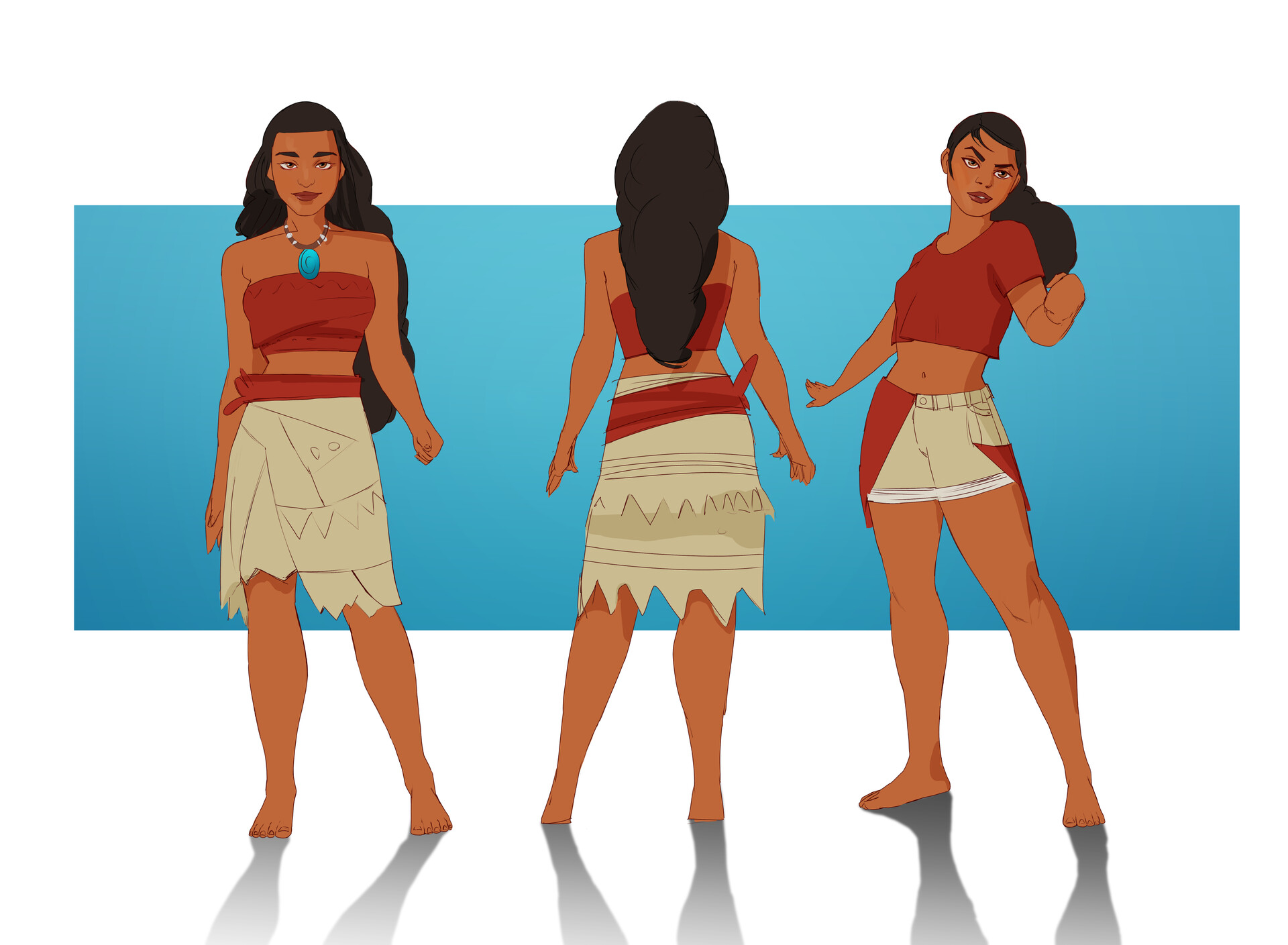 ArtStation - Moana character study