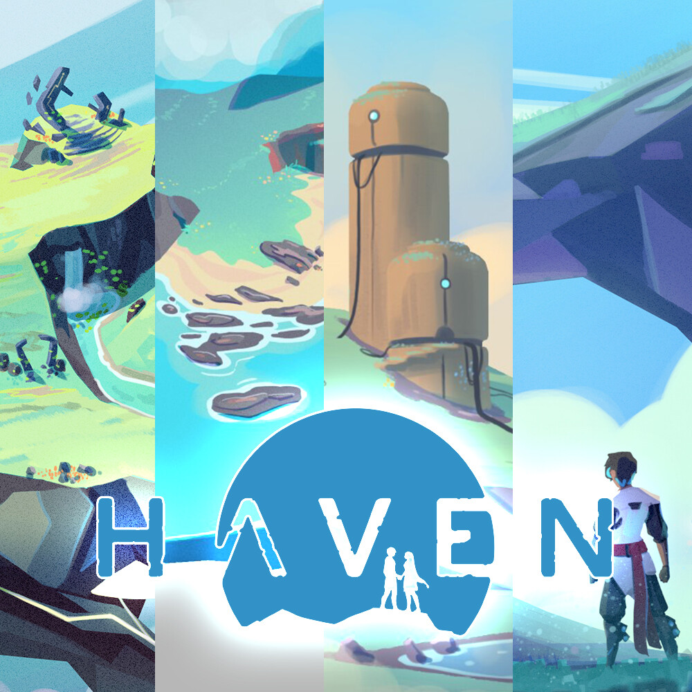 ArtStation - HAVEN - Environment sketches