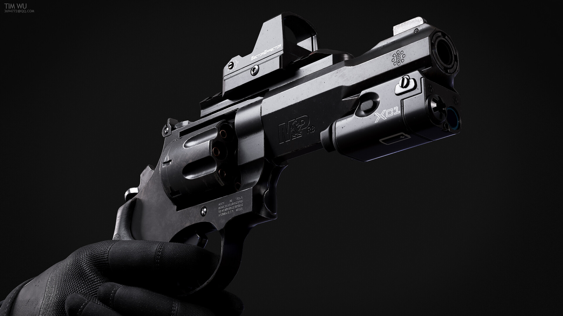 ArtStation - S&W R8 Revolver