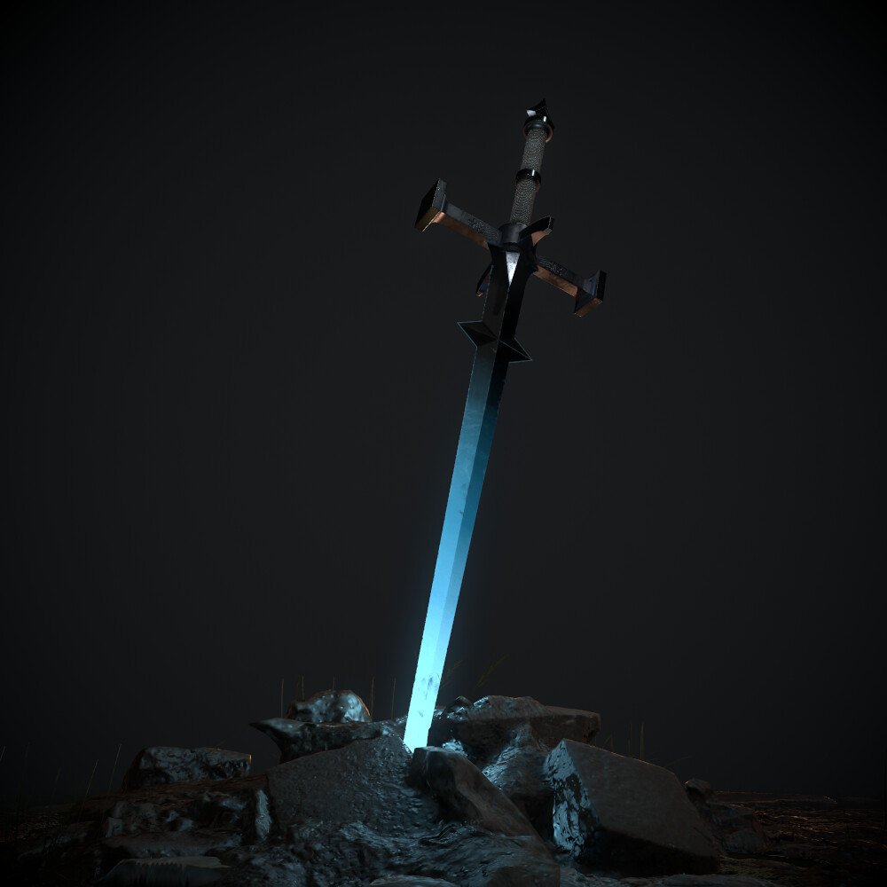 ArtStation - Black Frost Sword