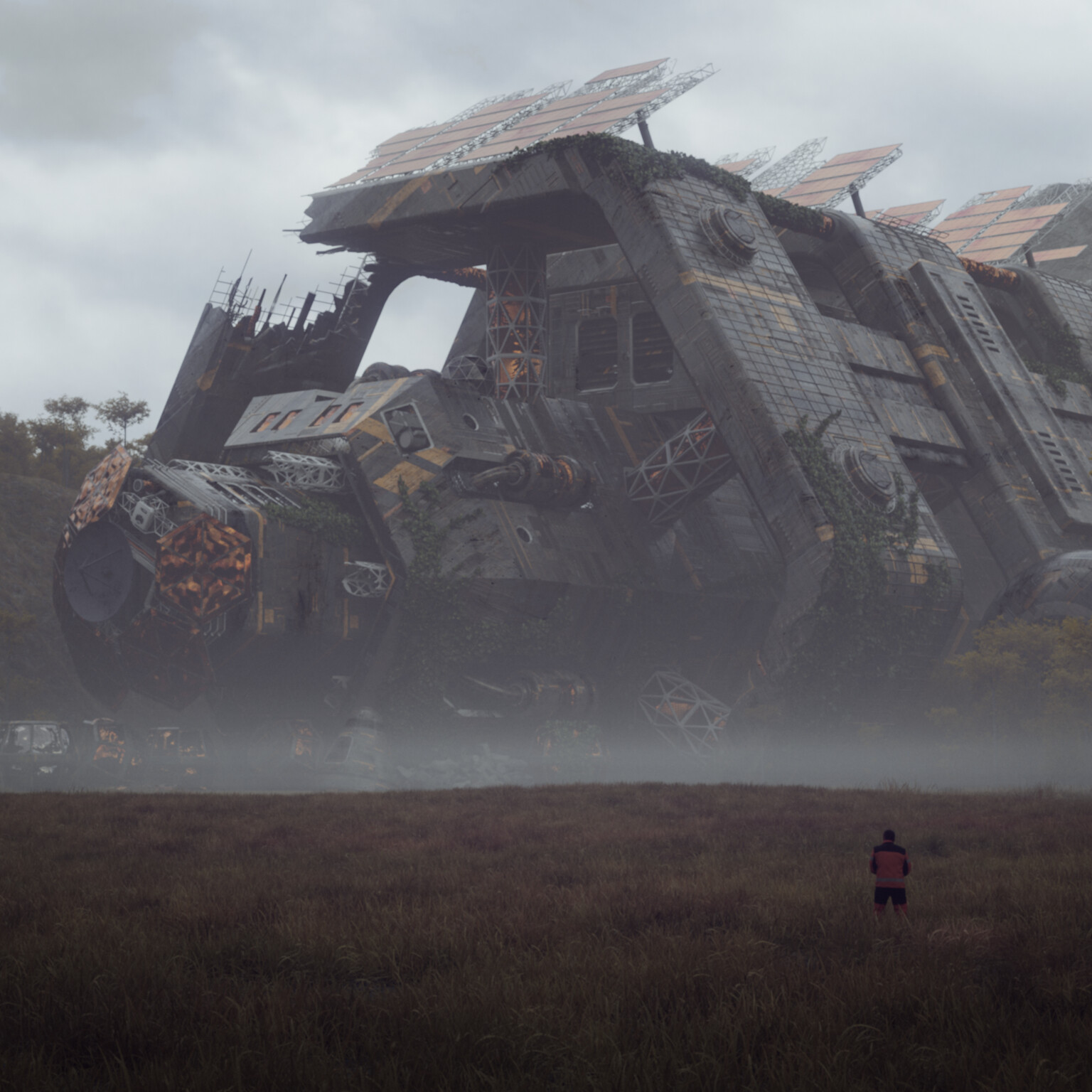 ArtStation - Abandoned Space Station