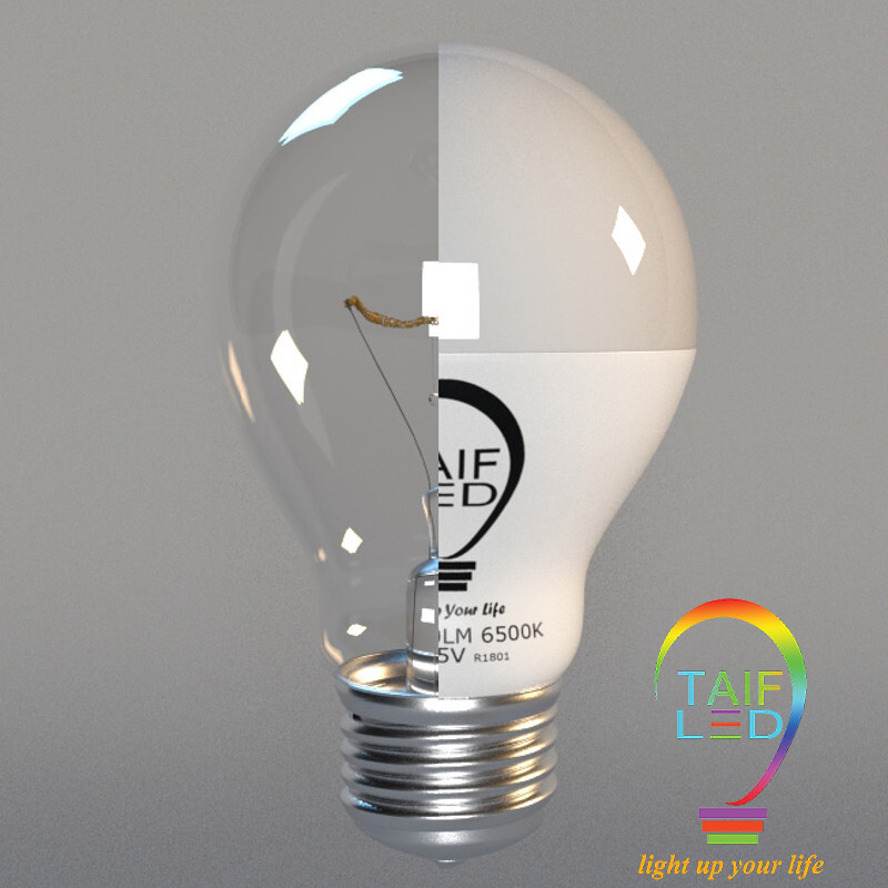 ArtStation - Taif Led light vs Normal light models