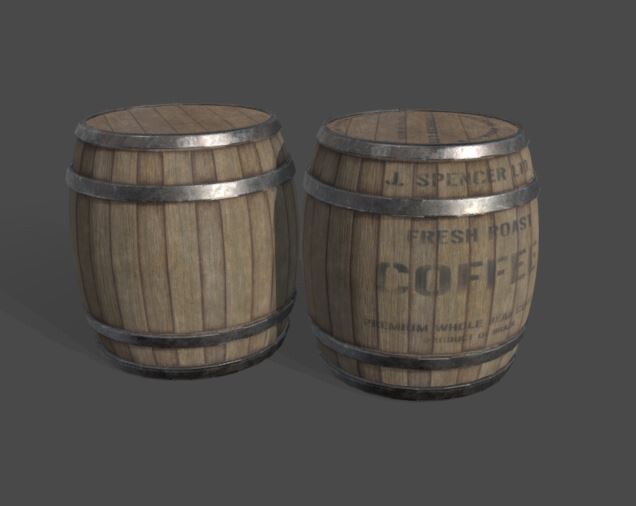 ArtStation - Coffee Barrel