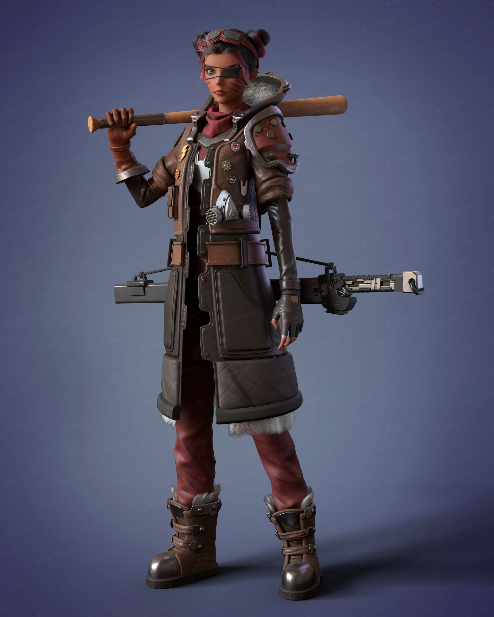 ArtStation - 张琦-高级角色临摹作品-【Panic-Street】