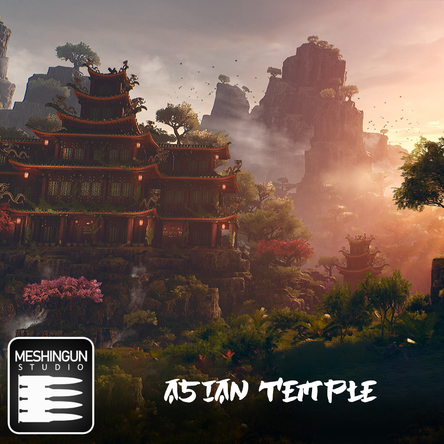 ArtStation - Asian Temple