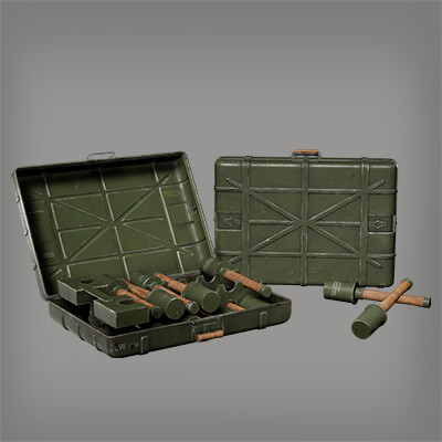 ArtStation - German Grenade Box WW2