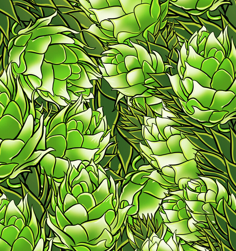 ArtStation - COMISSIONED BEER LABEL ART